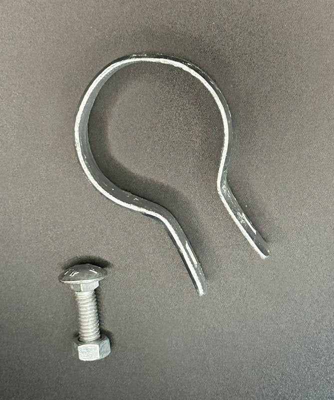 2" Brace Band with 5/16" x 1-1/4" Galvanized Carriage Bolt & Nut – Atlas Greenhouse