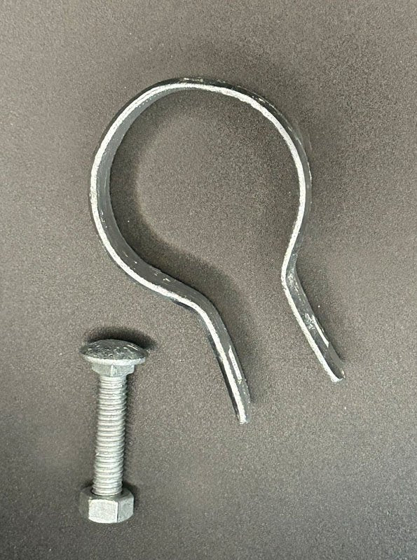 2-1/2" Brace Band with 5/16" x 1-1/4" Galvanized Carriage Bolt & Nut ...